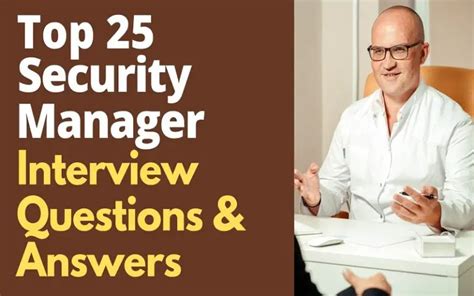Top Security Manager Interview Questions And Answers In ProjectPractical