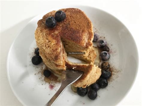 블루베리 바나나 팬케이크