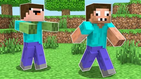 НУБ Зомби Затроллил ПРО В МАИ Нкрафт Нубик И 7 Пранков НАД ПРО В Minecraft Дак Плей Смотреть