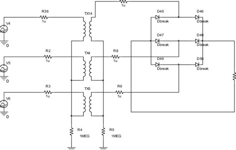 6 Pulse Bridge Rectifier Schematic Download Scientific Diagram