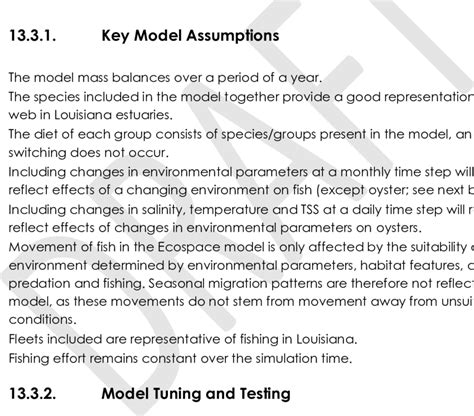 Ecospace Model Output For Adult Red Drum The Scale Bar In The Legend