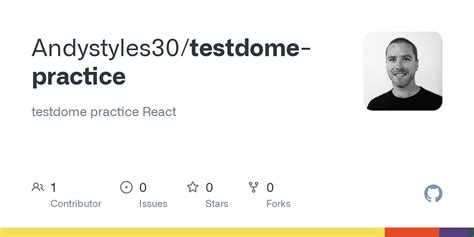 GitHub Andystyles Testdome Practice Testdome Practice React