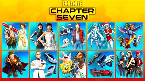 Chapter 7 New Reveals Skins Sets Collabs And Cosmetics Fortnite