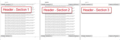 How To Change Header And Footer On Any Page In Word ExcelNotes