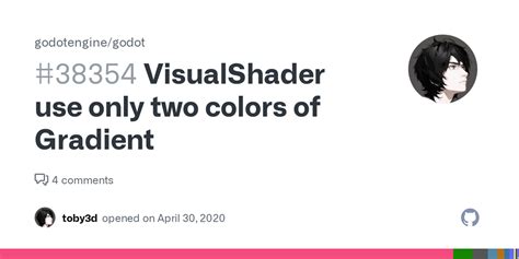 visualshader use only two colors of gradient · issue 38354