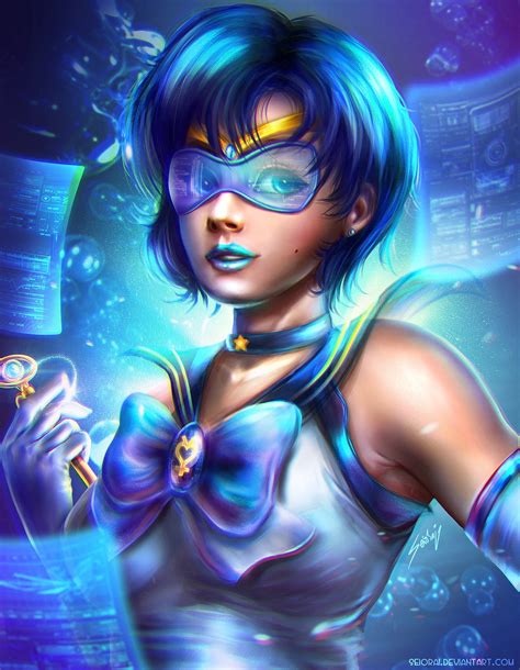 Sailor Mercury Colored By Seiorai On Deviantart