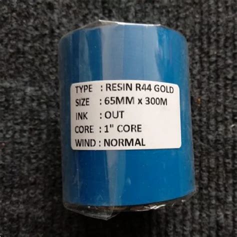 Mm X M Premium Resin Ribbon Inch Core Used For Barcode Printers Glossy And Matt At Rs