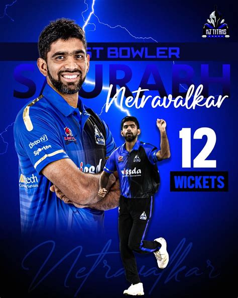 Uspl Nj Titans On Linkedin 🏏 A Salute To Saurabh Netravalkar 🌟 Heartiest Congratulations On…