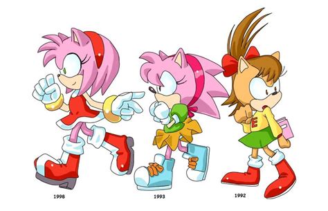 Evolution Of Amy Rose By Smsskullleader On Deviantart