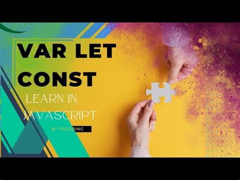 Learn Var, Let, and Const Variables in JavaScript | Tutorial in hindi/urdu - YouTube