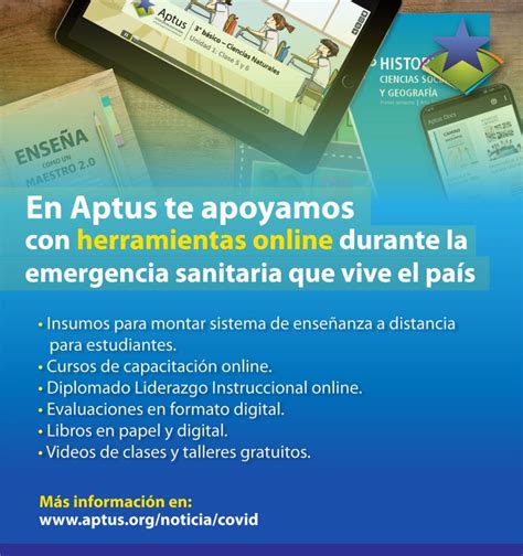 En Aptus Te Apoyamos Con Herramientas Online Durante La Emergencia Sanitaria Que Vive El País