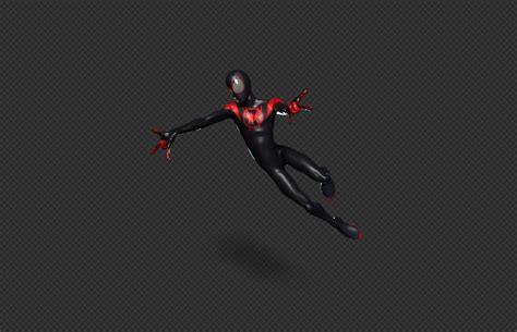 Artstation Miles Morales Dynamic Pose 4