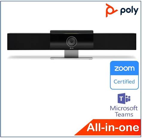 Poly Studio P009 All In One Usb Videobar For Small Room Teams And
