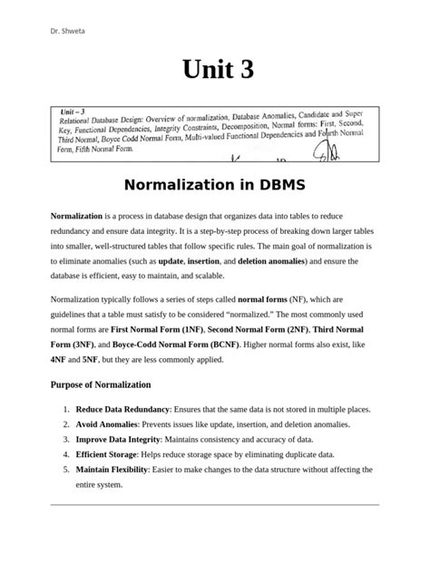 Dbms Unit 3 Pdf Data Data Management
