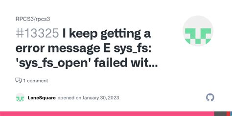 I Keep Getting A Error Message E Sys Fs Sys Fs Open Failed With X CELL ENOENT