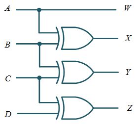 Binary To Gray Code Converter Circuit Truth Table Logic Diagram ElectricalWorkbook