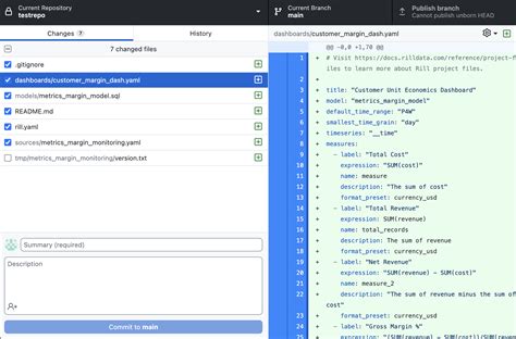 github basics rill