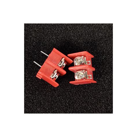 TERMINAL BLOCK 7 62MM 2 POS PCB RIGHT ANGLE