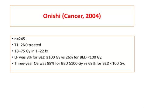Lung Sbrt A Literature Review Pptx Lung And Respiratory Health Diseases And Conditions