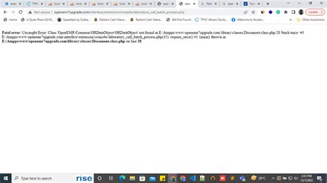 Facing The Issue On Document Object Class OpenEMR Development