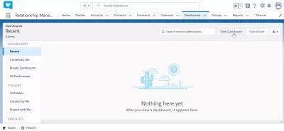 How To Create A Dashboard In SalesForce Lightning