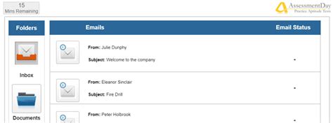 E Tray Exercise Free Practice Assessmentday