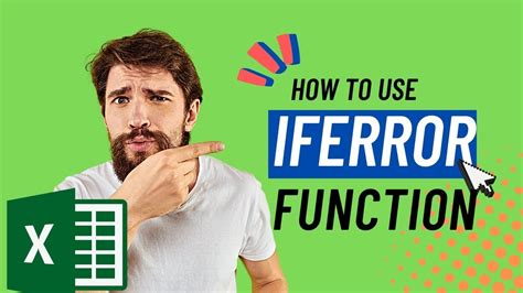 How To Use Iferror Function In Excel Excel Tutorial Youtube