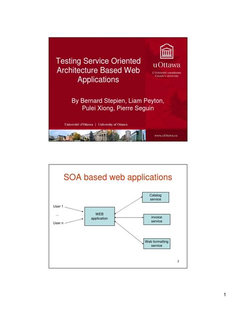 testing soa based web applications pdf service oriented
