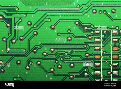 Electronic Circuit Board Abstract Background Computer Motherboard Close Up Modern Technologies
