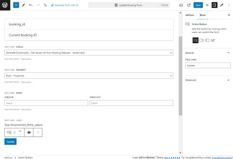 How To Update Booking Via The Form — Jetformbuilder Crocoblock