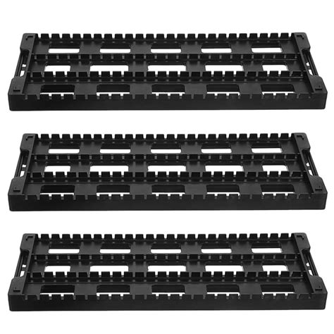 Itselfer 3pcs Pcb Rack Anti Static Bar Bracket Pcb Board Holder Anti Static Pcb Support Rack