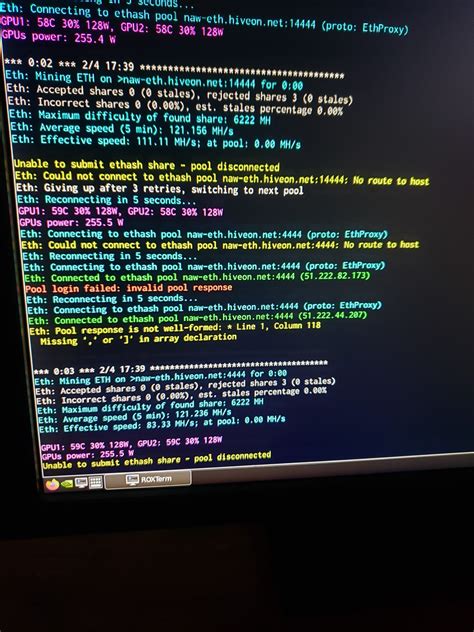 rejected shares pool error miners forum and knowledge base a place