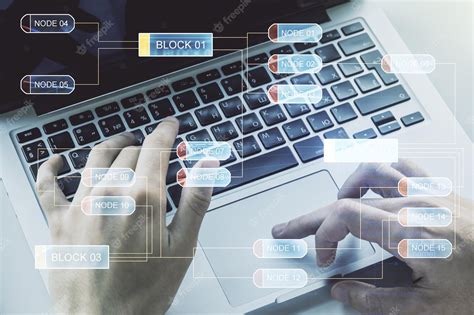 Premium Photo Abstract Creative Coding Concept With Hands Typing On Laptop On Background