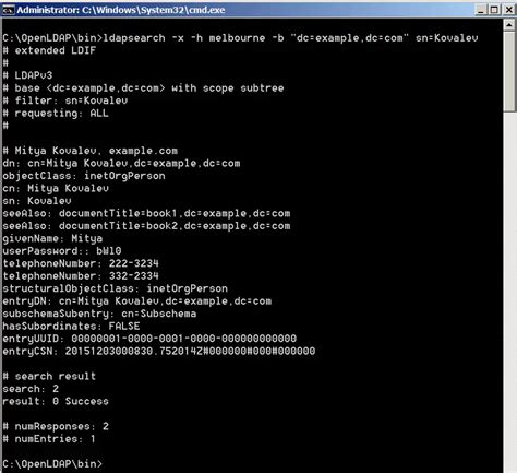 OpenLDAP For Windows