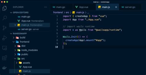 使用 Wails And Vue 构建桌面应用程序godotvue小助理 Vue