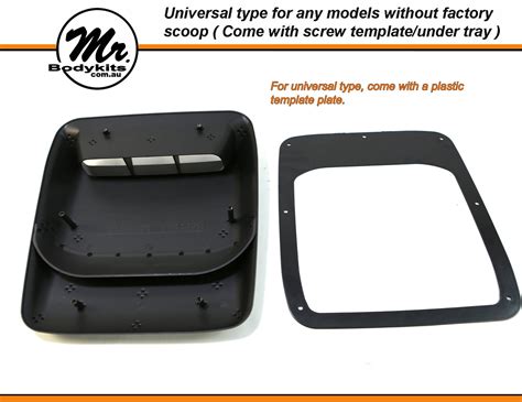 Large Universal Intake Bonnet Scoop Toyota Hiluxfjlandcruiser Etc