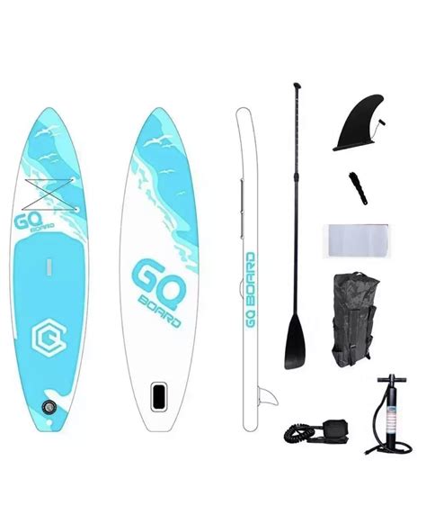 Sup board (надувная доска для серфинга с веслом) GQ Board Sky 11'0 | отзывы