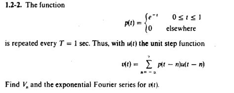 Solved 12 2 The Function Pt E−t00≤t≤1 Elsewhere Is