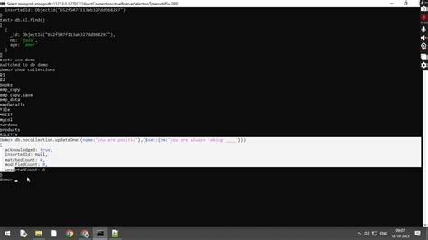 upsert use in mongo youtube