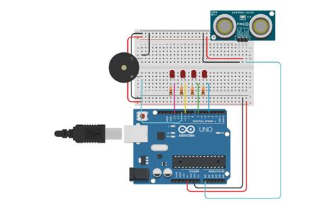 Circuit Design Water Tank Monitoring System Pt Tinkercad
