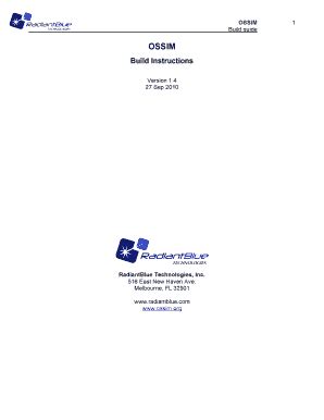 Fillable Online Download Osgeo OSSIM Build Instructions V 1 4 OSGeo Download Server Download