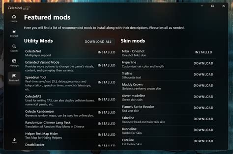 celemod modding tool for celeste celeste modding tools
