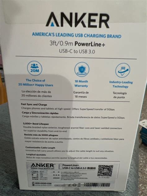 Anker Usb C To Usb Mobile Phones Gadgets Mobile Gadget Accessories Chargers Cables