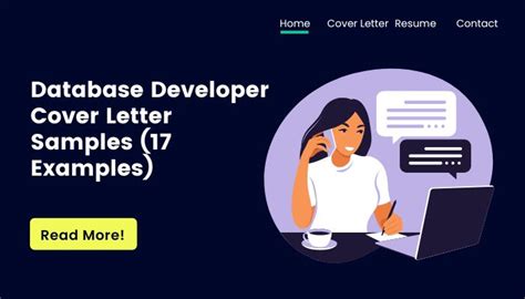 database developer cover letter samples 17 examples unleash cash