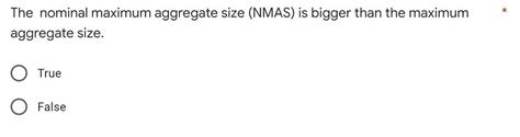 answered the nominal maximum aggregate size… bartleby