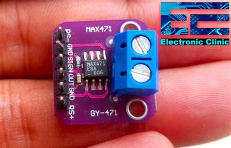 Max471 Current Sensor With Arduino And 16x2 LCD Max471 Arduino