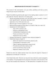 SPR Memo Subject Pdf MEMORANDUM WITH REGARD TO SUBJECT The Purpose Of This Memorandum Is