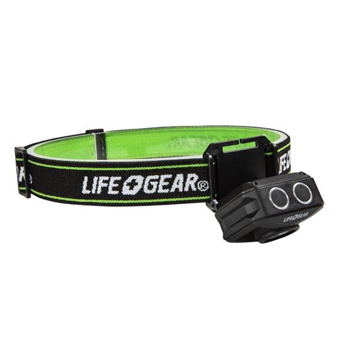 LifeGear Adventure 300 Lumen USB C Rechargeable Headlamp Dorcy