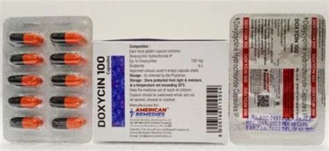 DOXYCIN 100 CAPSULES At 60 Box Doxy Tablets In Nagpur ID 2855125229673