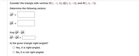 Solved Consider The Triangle With Vertices